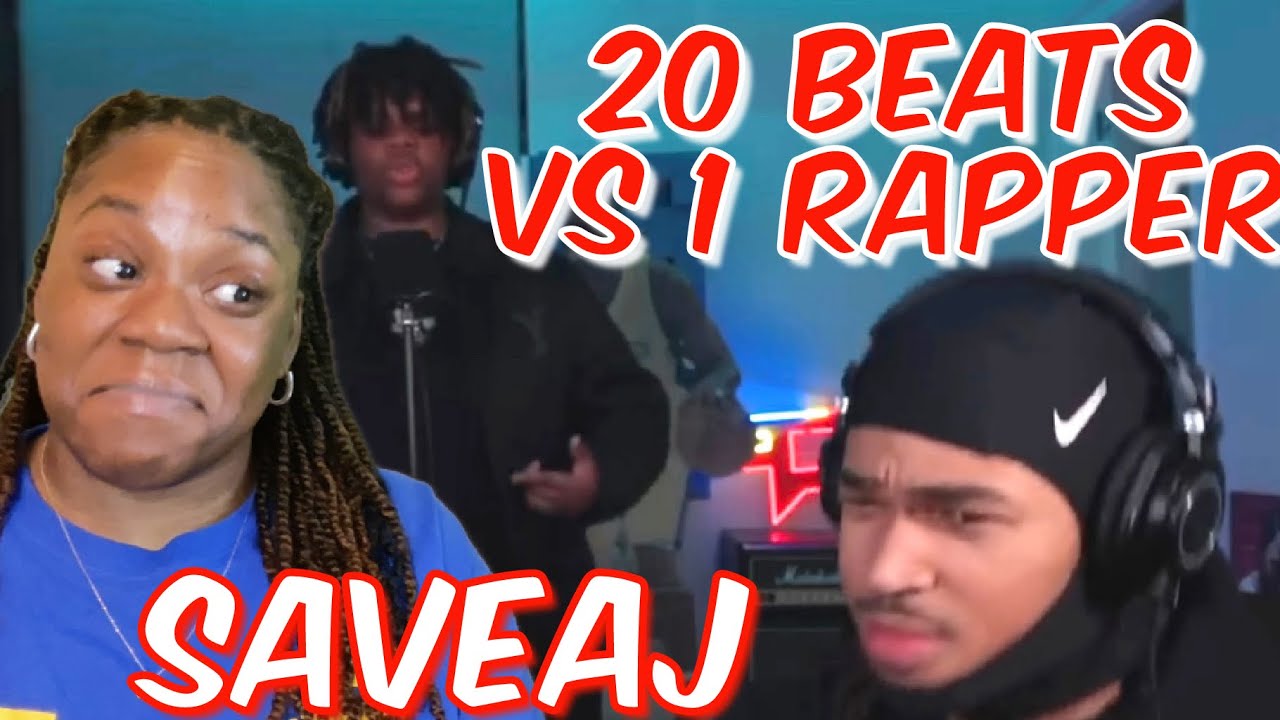 This Freestyle So Hard 🔥‼️ 20 Beats vs 1 Rapper: SaveAJ Reaction 🔥🔥 ...