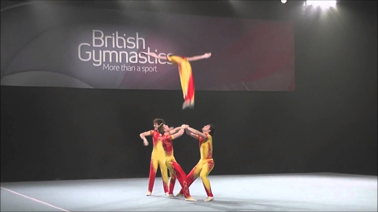 British Acrobatics Mens Group 2014 - YouTube