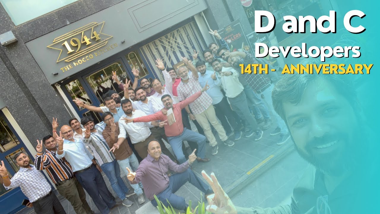 Glimps of celebration | 14th Anniversary of D & C developers | #ahmedabad #developer - YouTube