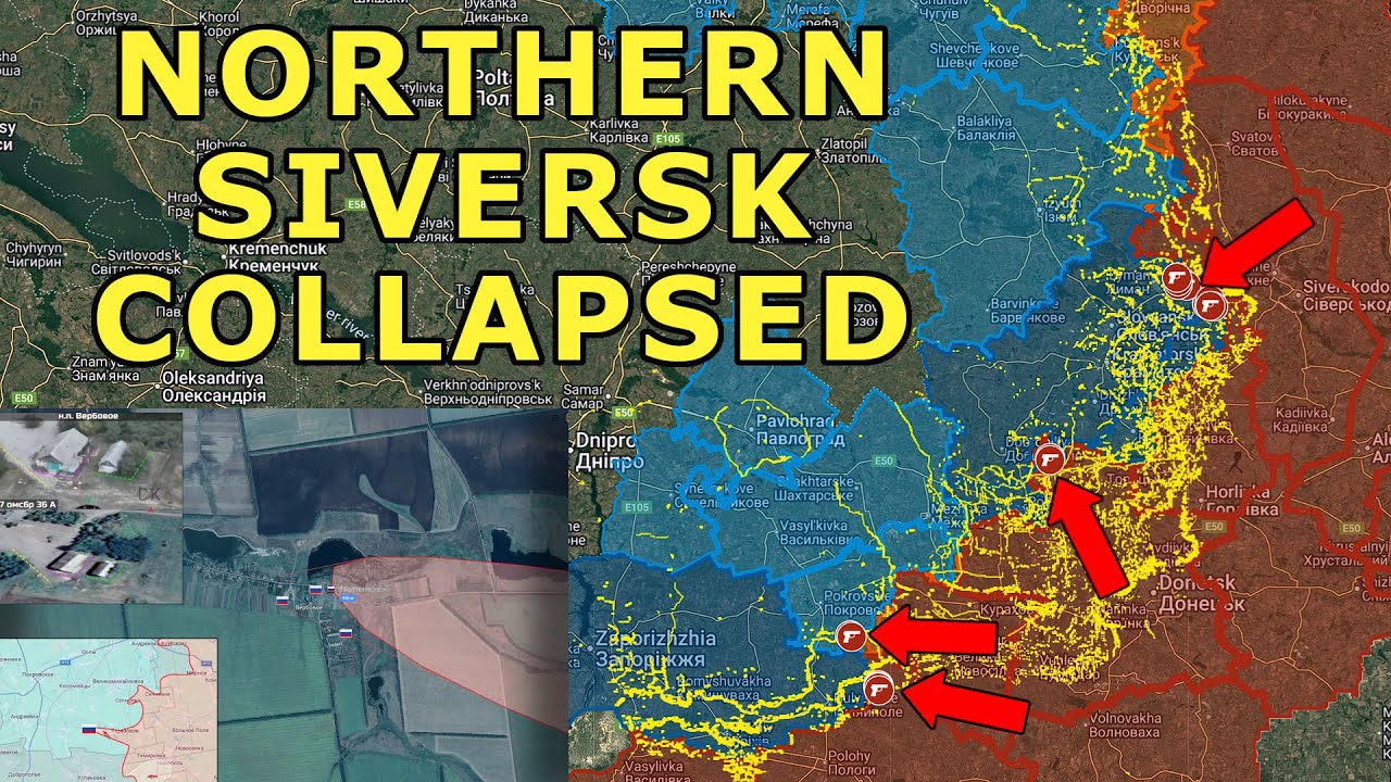 Russian Forces Capture Entire Northern Flank of Siversk - YouTube
