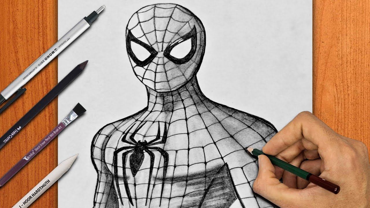 Draw the Perfect Spider-Man Pattern Step by Step! - YouTube