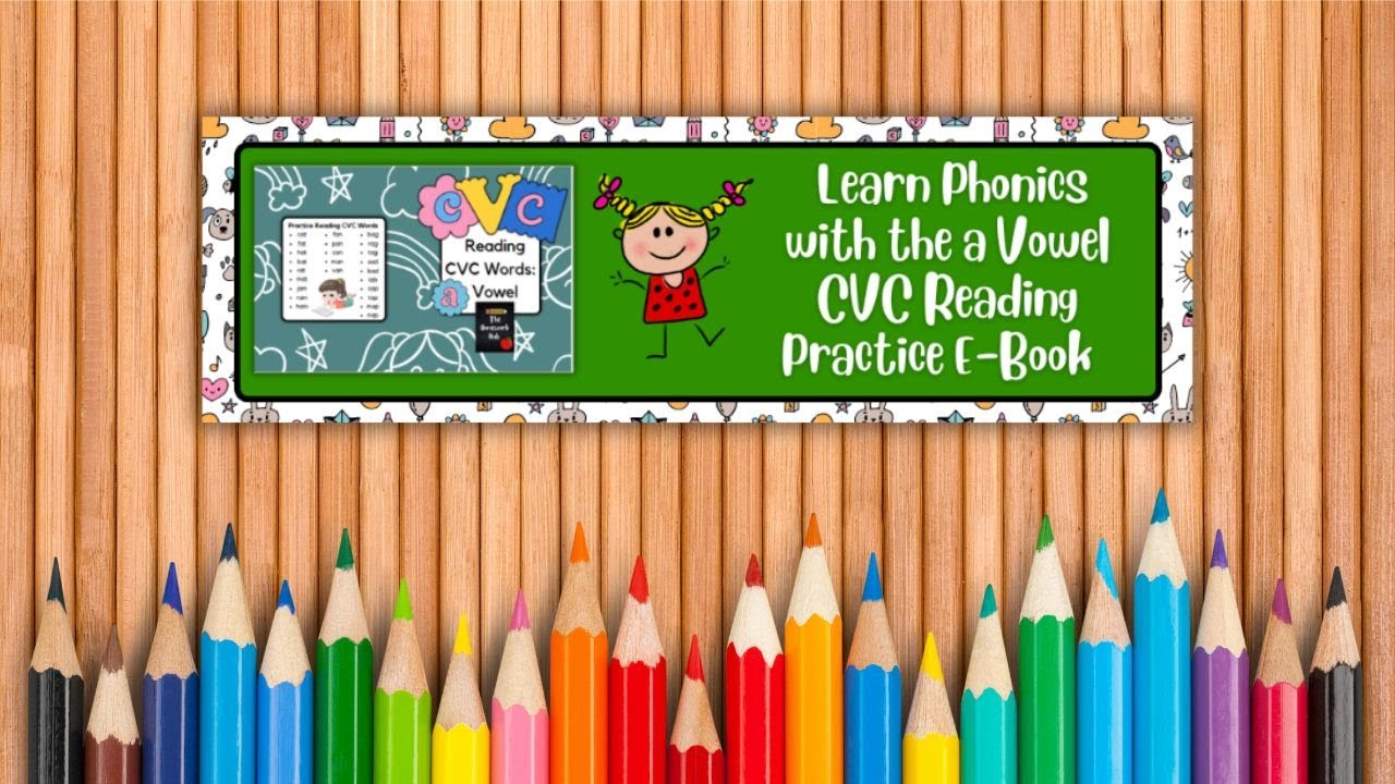 Phonetic Sounds and CVC Words for beginner readers a Vowel man - YouTube
