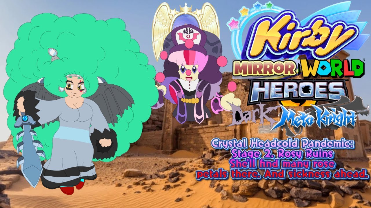 KRtDL: Mirror World Heroes - Stage 2, Rosy Ruins (Dark Meta Knight ...