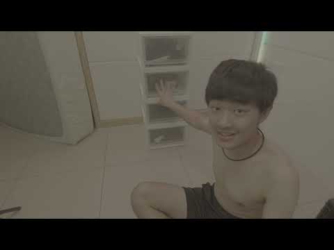 Naked Asian boy photographer with expensive camera gear and lighting equipment 67