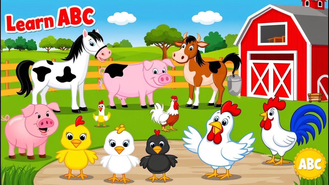 Learn Animals, Numbers 1-10, ABC & Colors for Kids | Preschool Learning ...