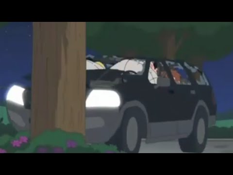 American Dad Stan crashes his car into the Langley falls public Park ...
