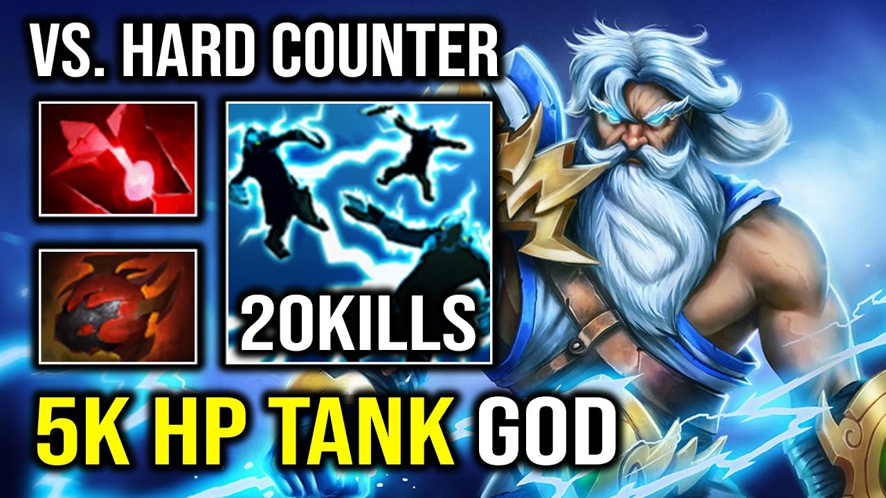 WTF 5K HP TANK ZEUS Unlimited Lightning Just Stand & Cast Spell Vs Hard ...