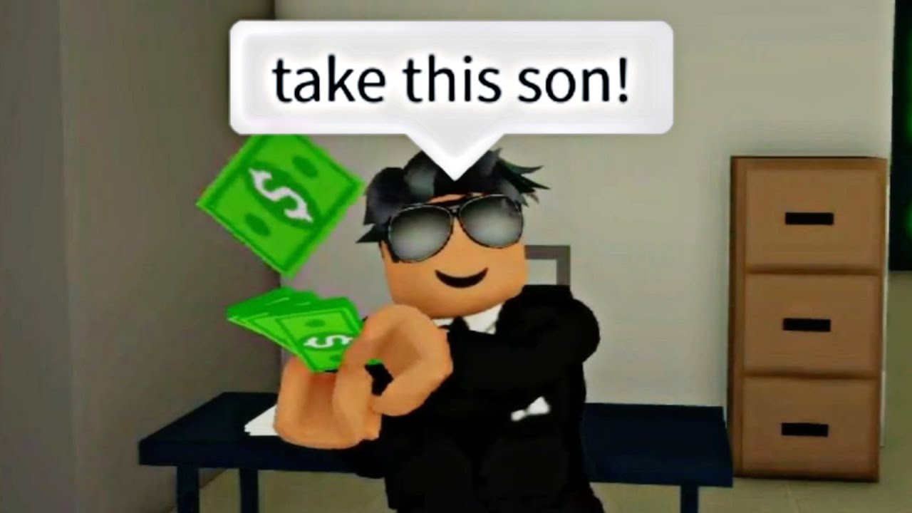 When your dad is rich (meme) ROBLOX - YouTube