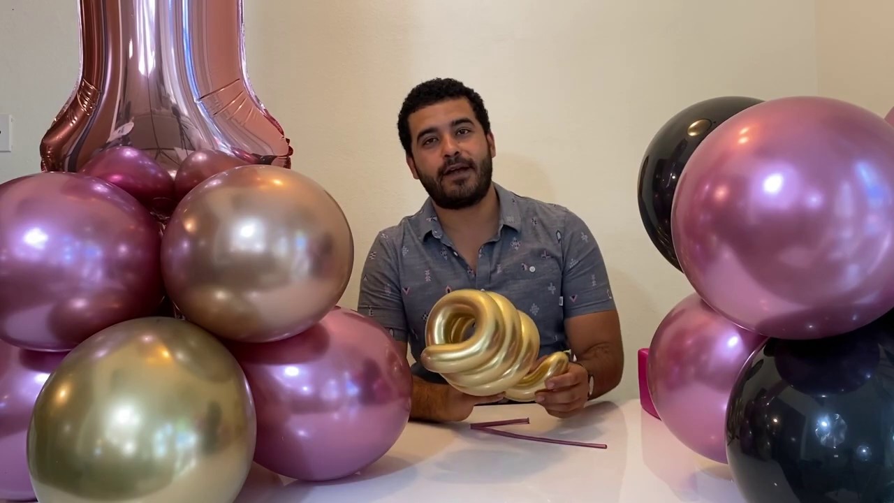 Balloon tutorial / How to do a curly balloon - YouTube
