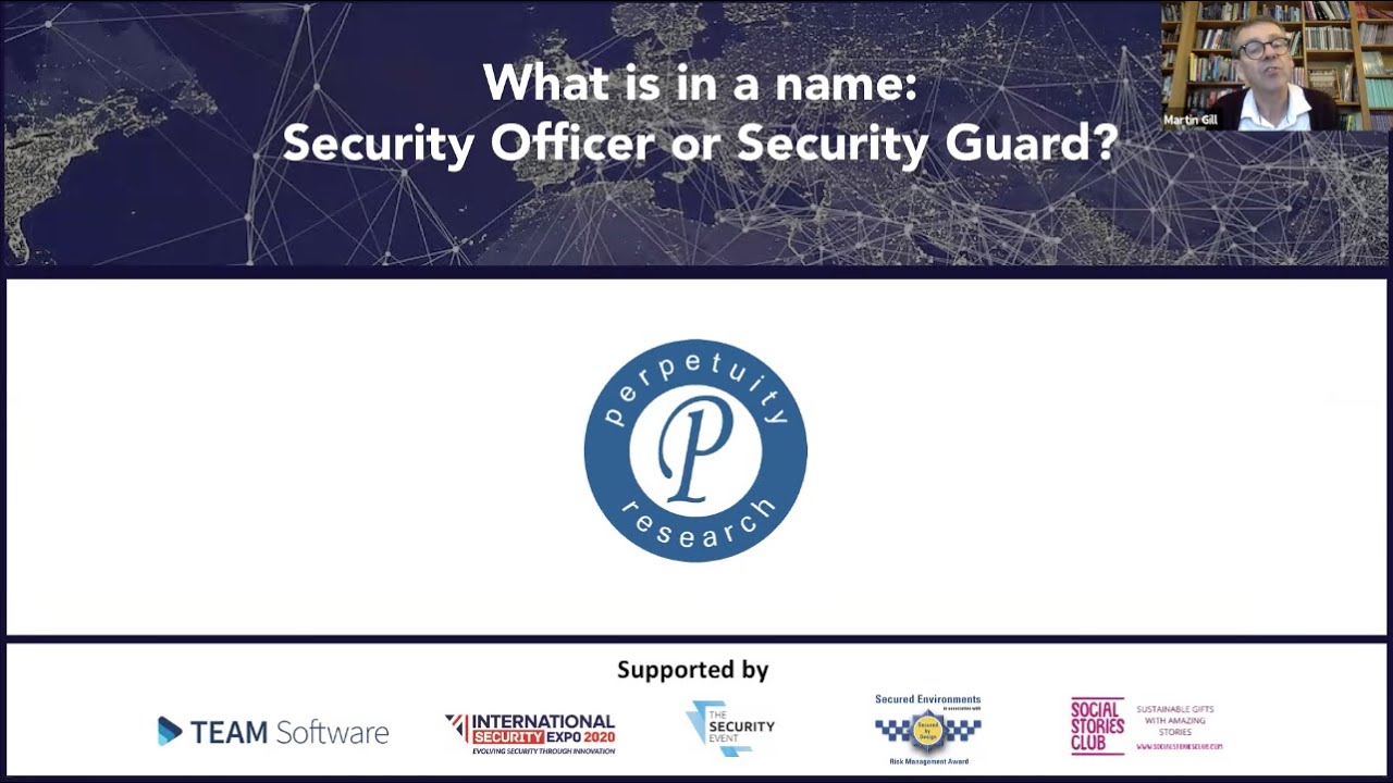 What is in a name: security officer or security guard? - YouTube