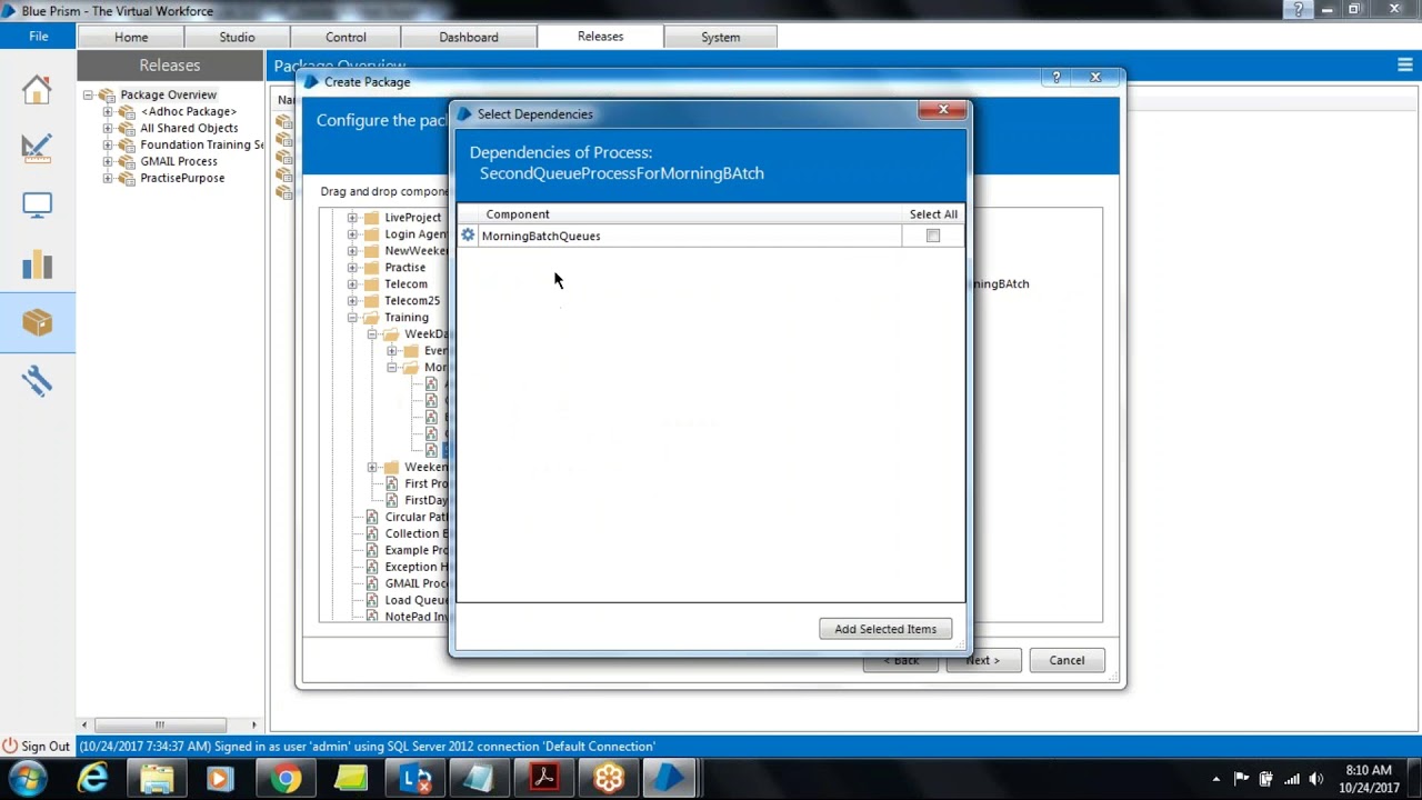 Blue Prism | Creating a Package in Blue Prism | RPA Blue Prism In ...