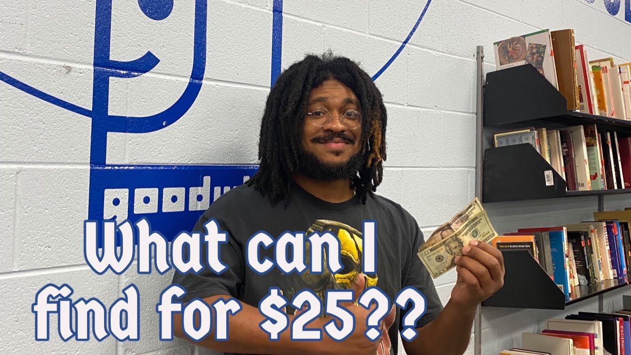 $25 Goodwill Thrifting Challenge! - YouTube
