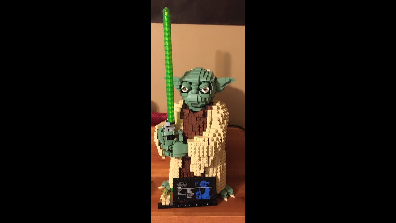 LEGO Star Wars “UCS” Yoda Speed build - YouTube