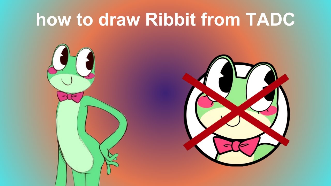 How to draw Ribbit | The Amazing Digital Circus (TADC) - YouTube