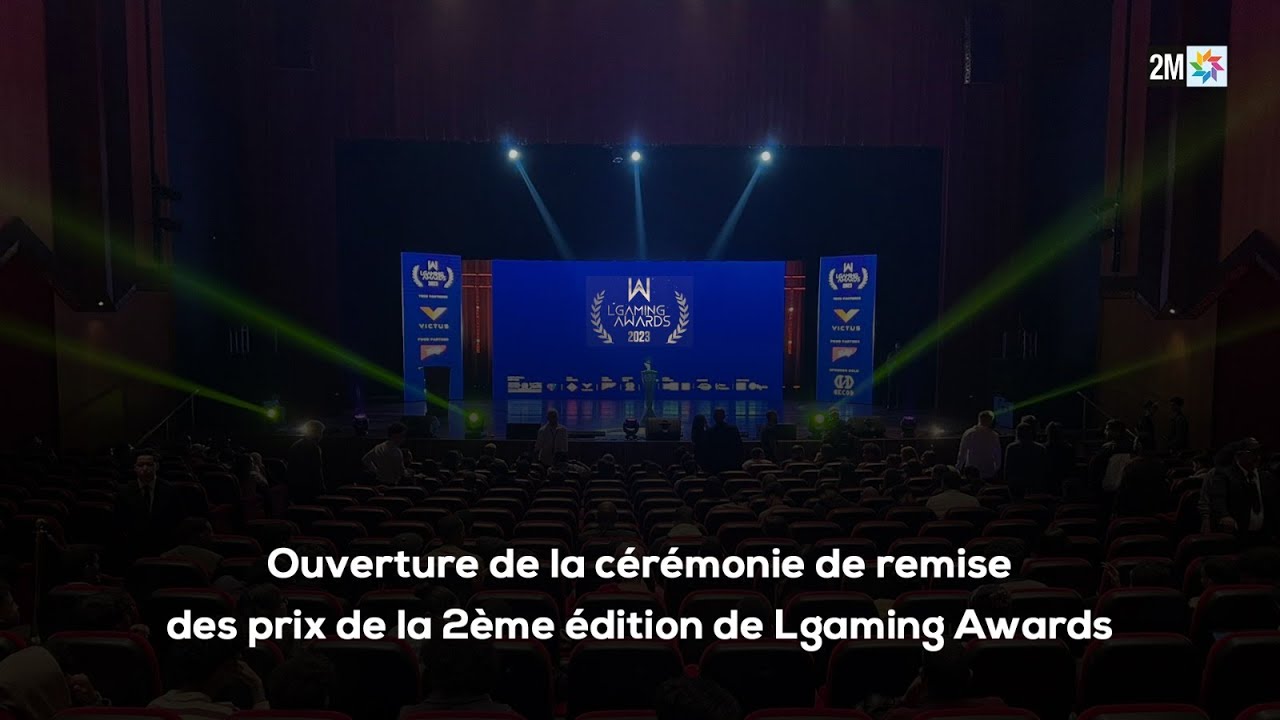 Ouverture de la cérémonie de remise des prix de la 2ème édition de ...
