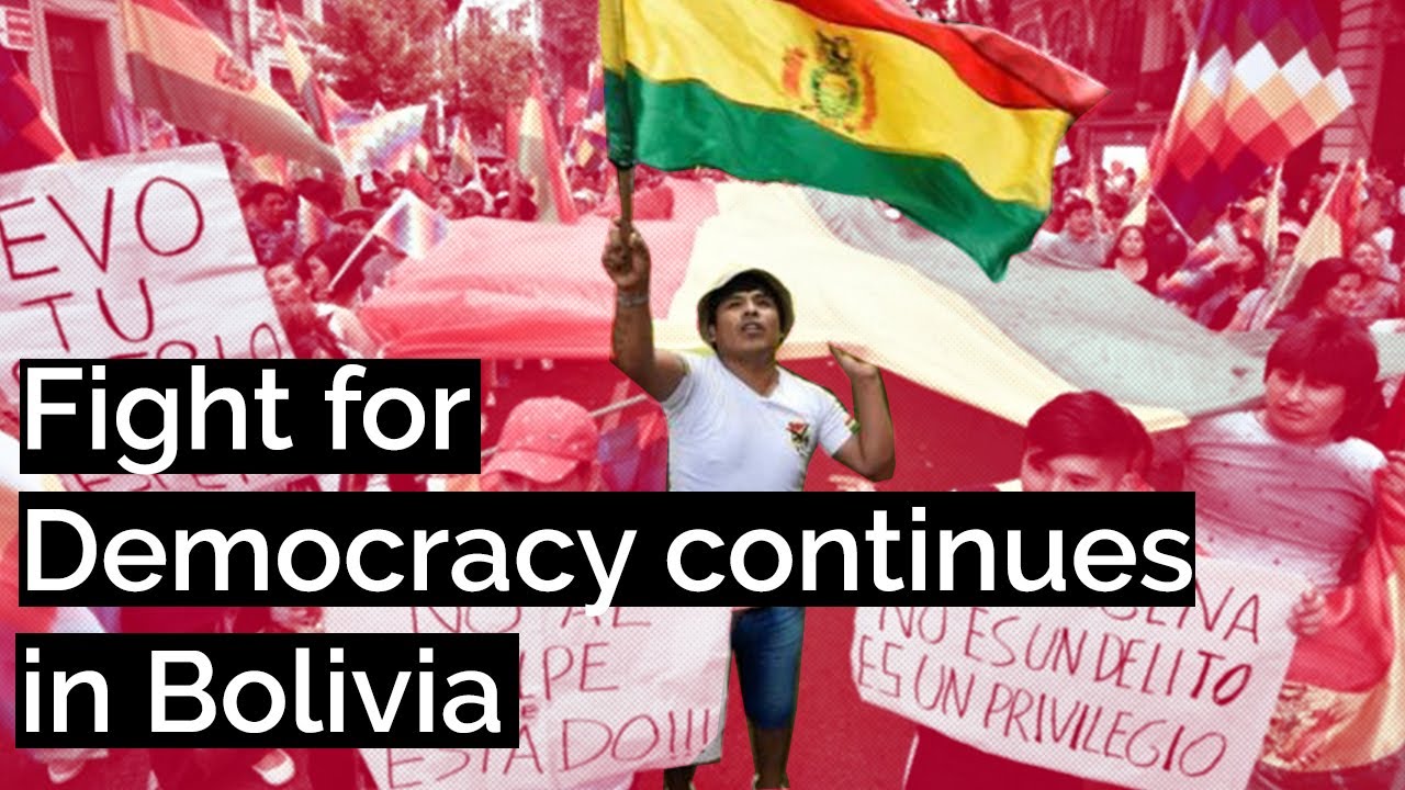 Bolivians brave repression, continue struggle for democracy - YouTube