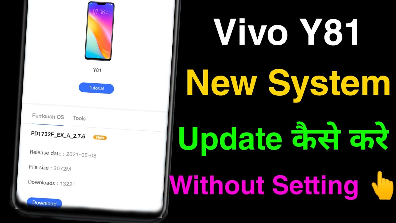 How To New System Update On Vivo Y81 || Vivo Y81 New System Update ...