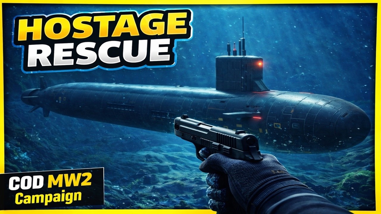 Submarine Extraction Mission – Civilians Rescue! | Call of Duty MW2 ...