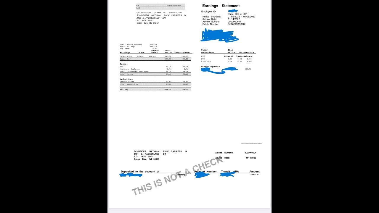 training and reg pay Schneider bulk tanker - YouTube