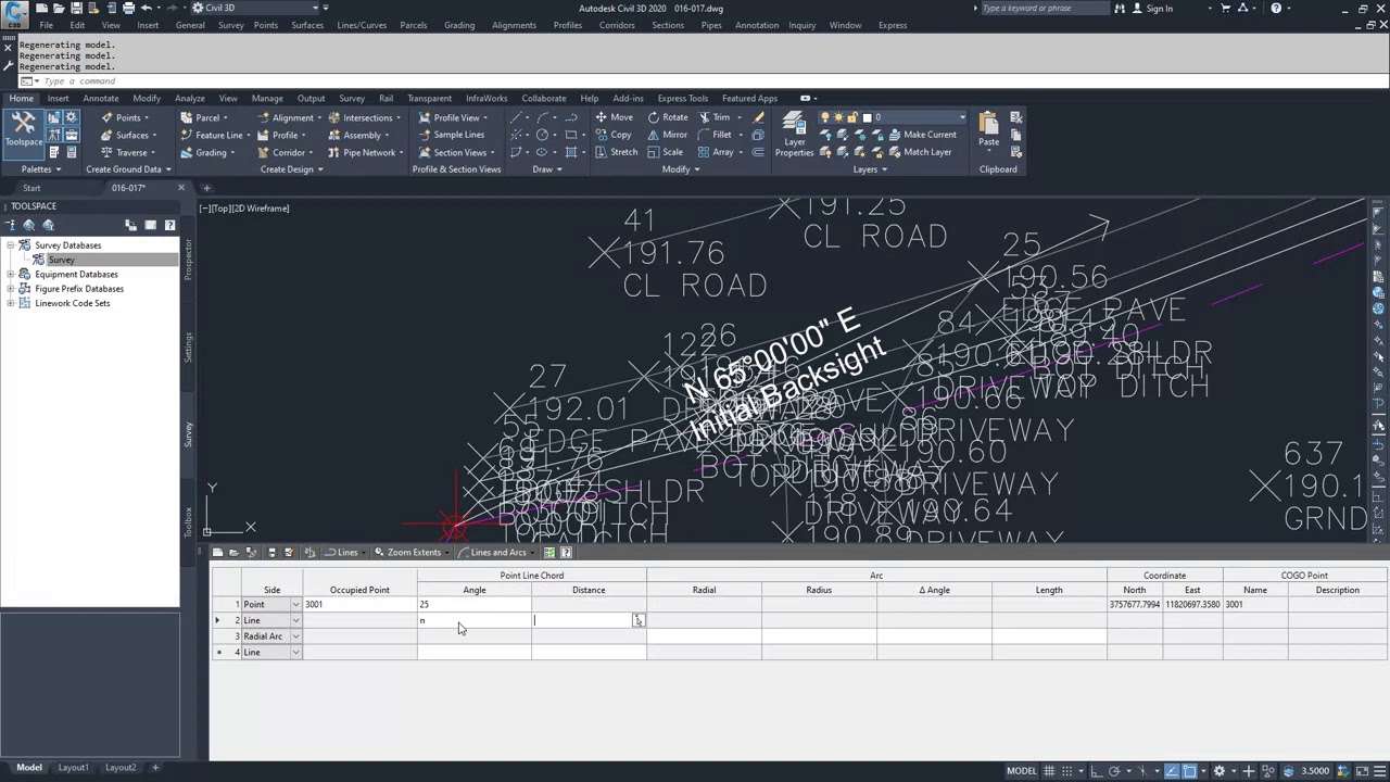How To Traverse editor in Autodesk Professional: Civil 3D for ...