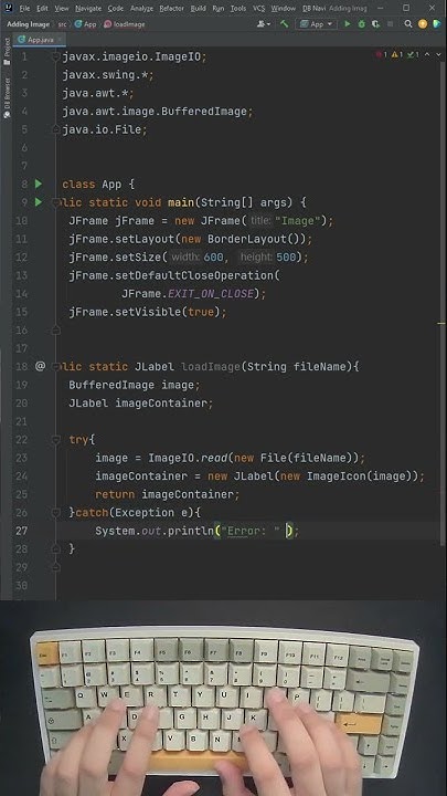 How to display an image in a Java GUI App - YouTube