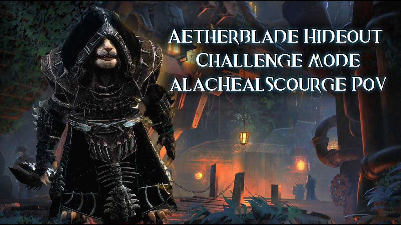 GuildWars2 Aetherblade Hideout Challenge Mode - alacHealScourge PoV ...
