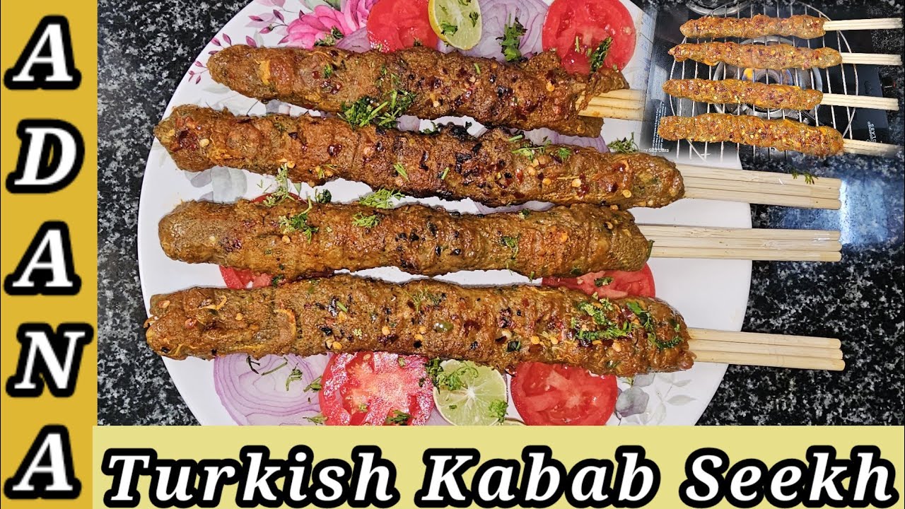 TURKISH ADANA KEBAB SEEKH | Real Authentic Recipe Extermely Delicious ️ ...