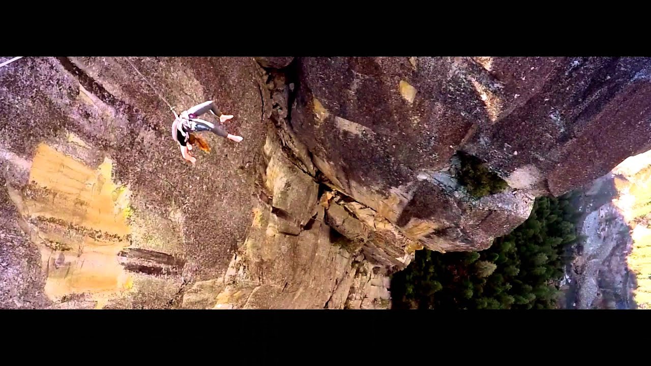 Slacklining / Highlining - First Person View - YouTube