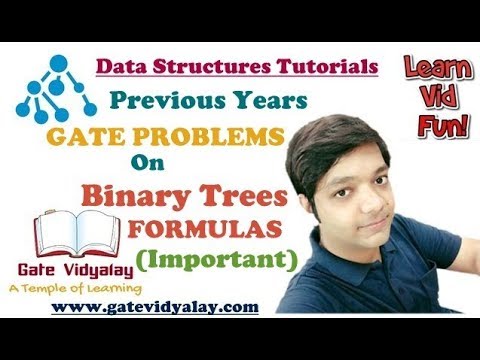Previous Years GATE Problems on Binary Tree Formulas | Important - YouTube
