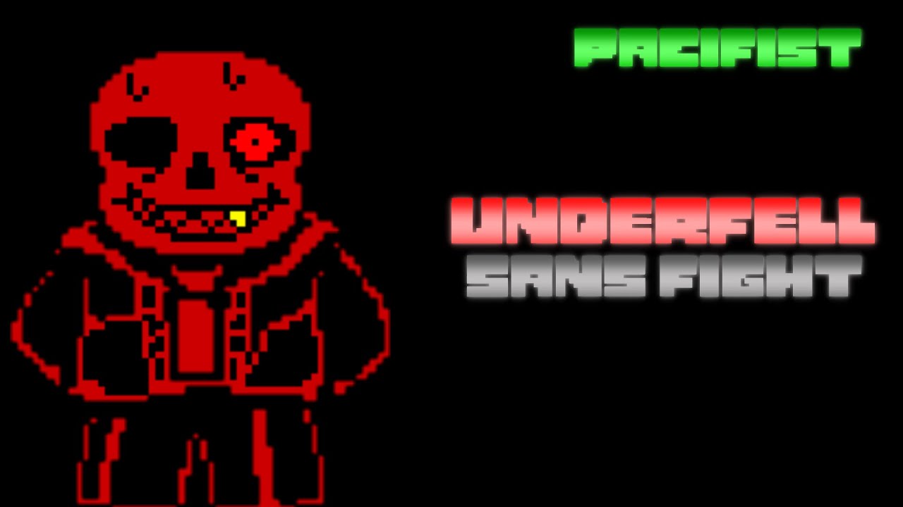 Undertale - Underfell Sans Fight v.2 [Pacifist] - (sonkugt4_0) - YouTube