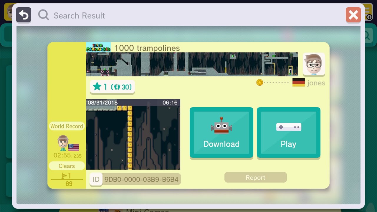 "1000 trampolines" by jones in Super Mario Maker - YouTube