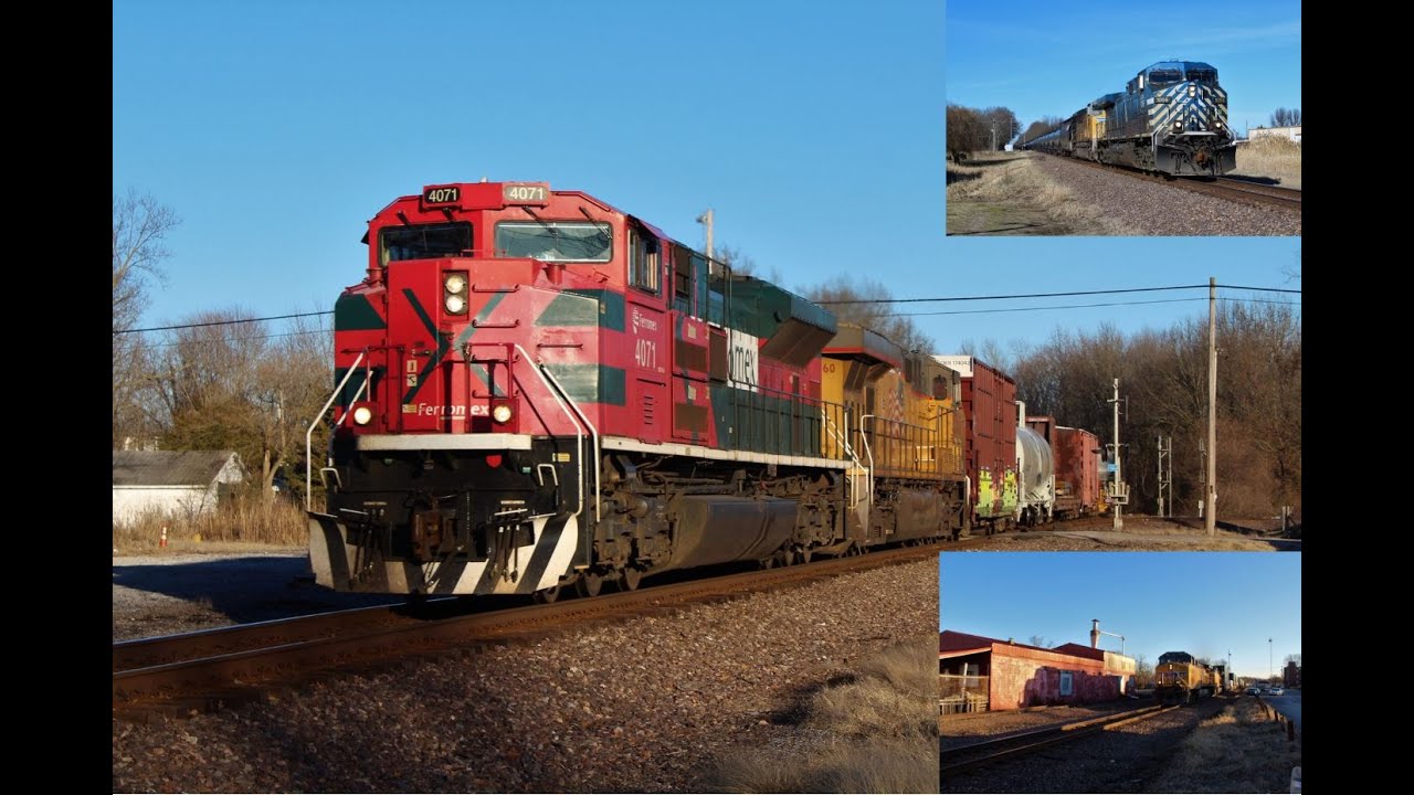 Sunday Afternoon Trains in Southern Illinois - Feb. 2, 2020 - YouTube