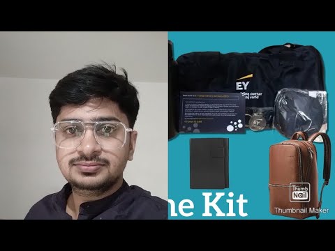 #ey india #welcome kit #laptop#internship#job#big 4 - YouTube