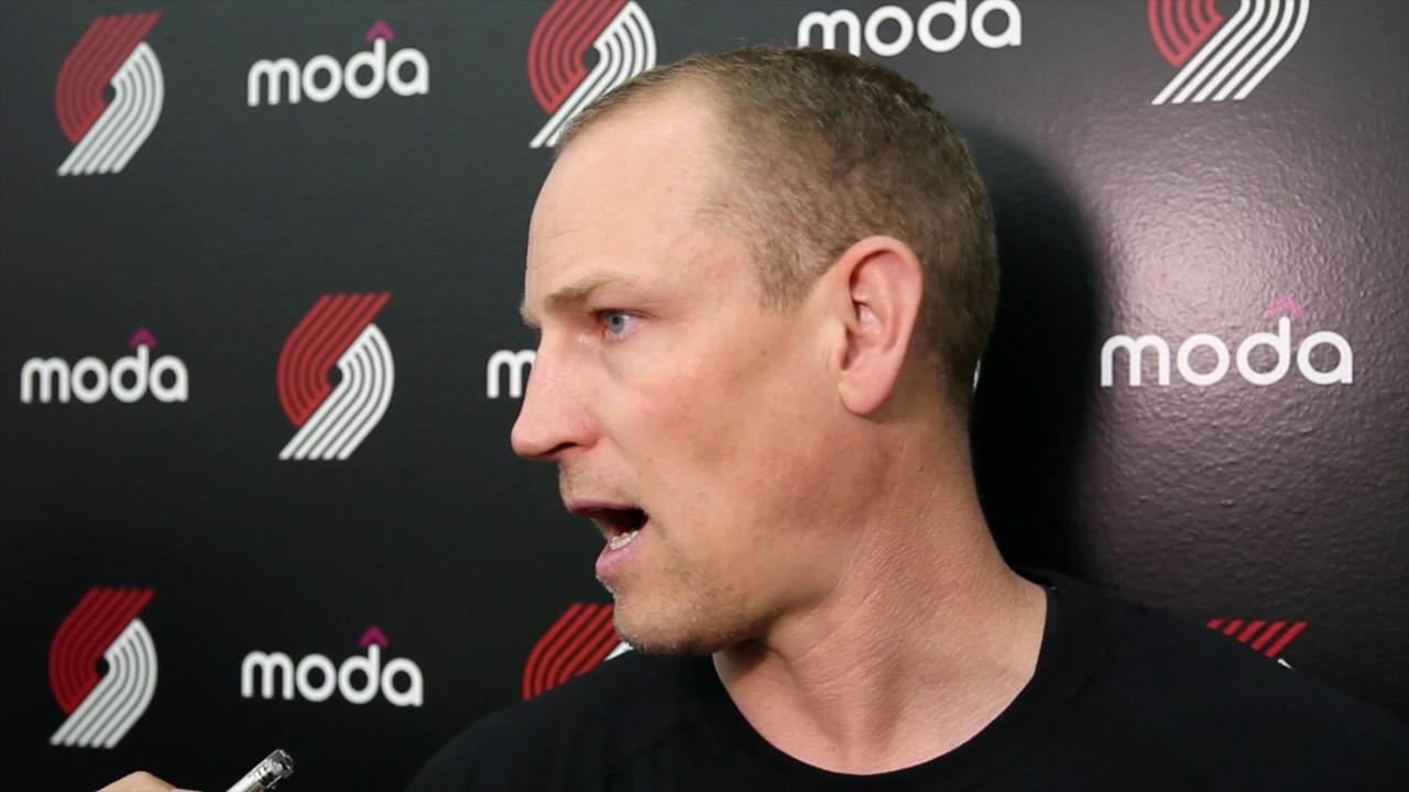 Trail Blazers assistant Jim Moran on rookies Caleb Swanigan, Zach ...