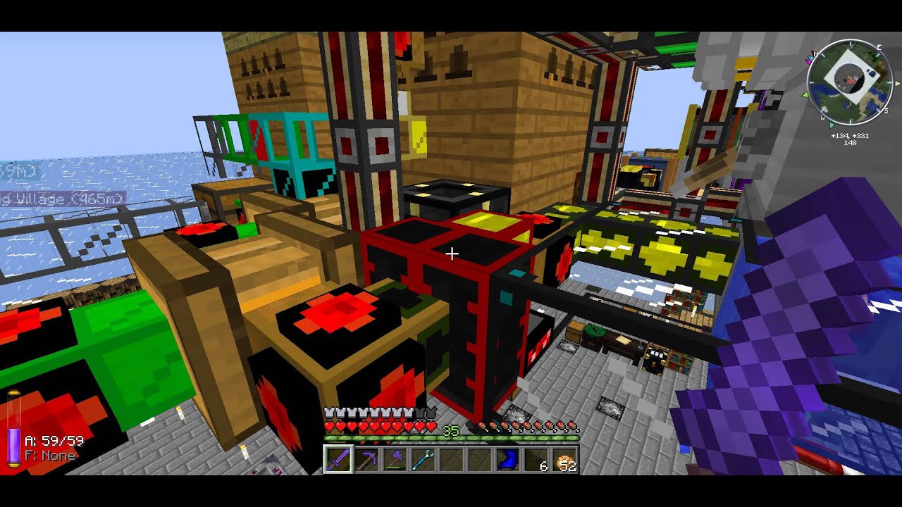 Minecraft - Feed the Beast - SMP - E1 - Gold Farm and Bee Power - YouTube