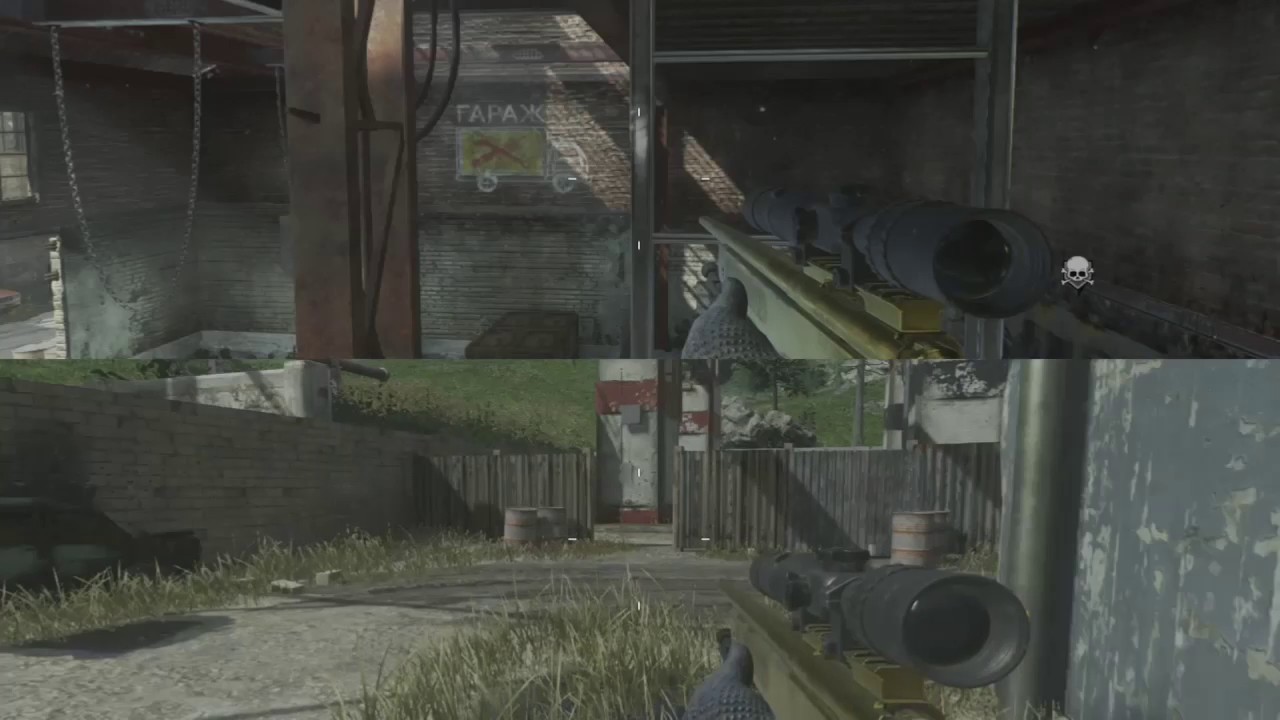 Ladder on mwr split screen - YouTube