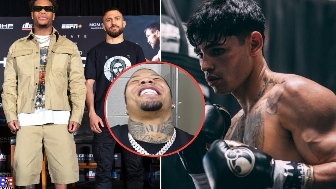 RYAN GARCIA TERRIBLE TECHNIQUE TANK DAVIS KO WIN EASY ! DEVIN HANEY ...