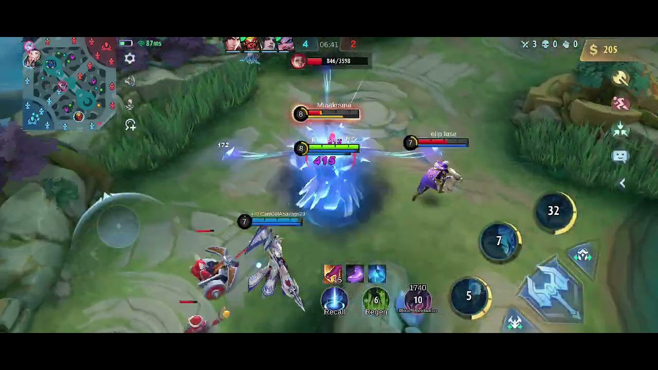 Mobile legend #amon #HoMe Gamer # epic kill # legendary Amon # pro game ...