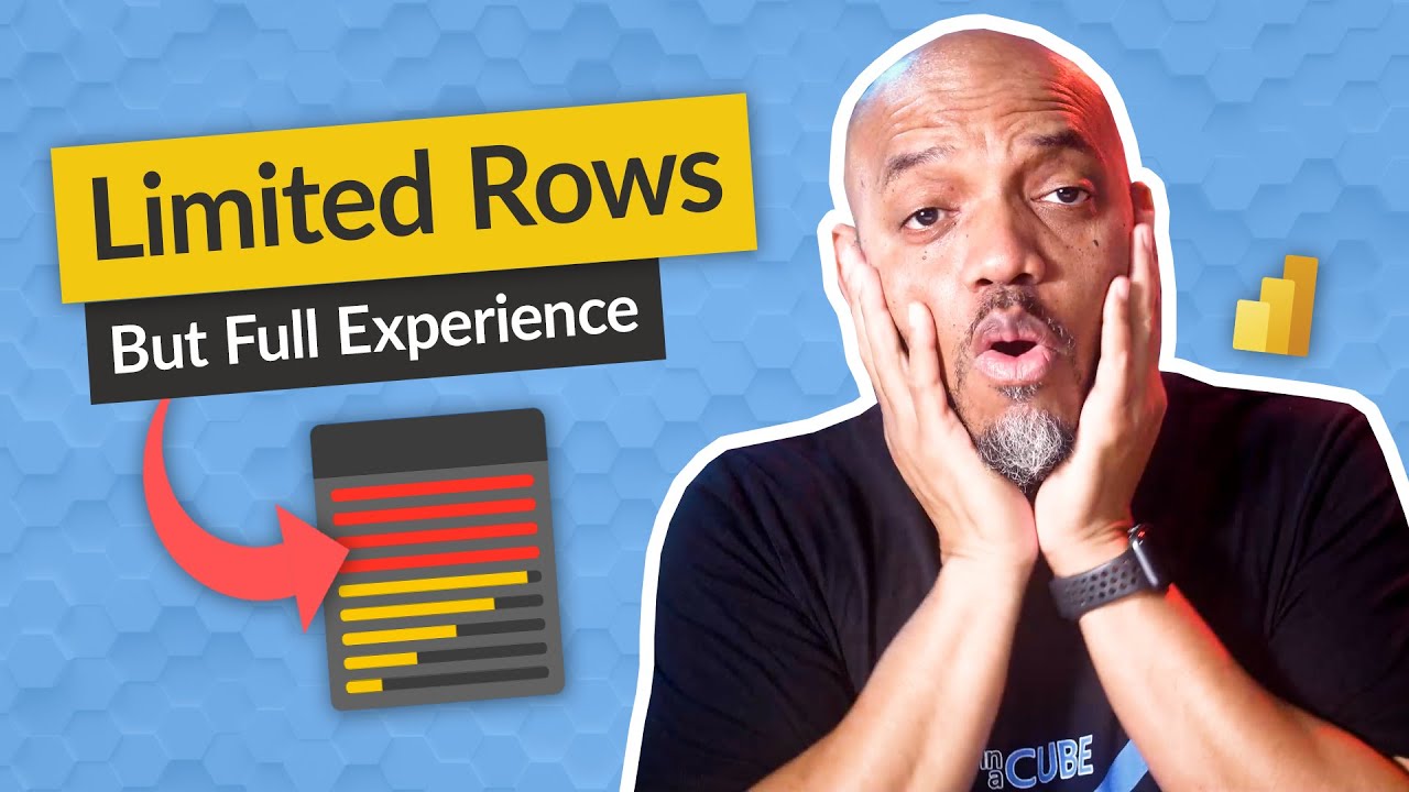 Try Limiting Rows When Creating Reporting For Big Data In Power BI Try Limiting Rows When Creating Reporting For Big Data In Power BI