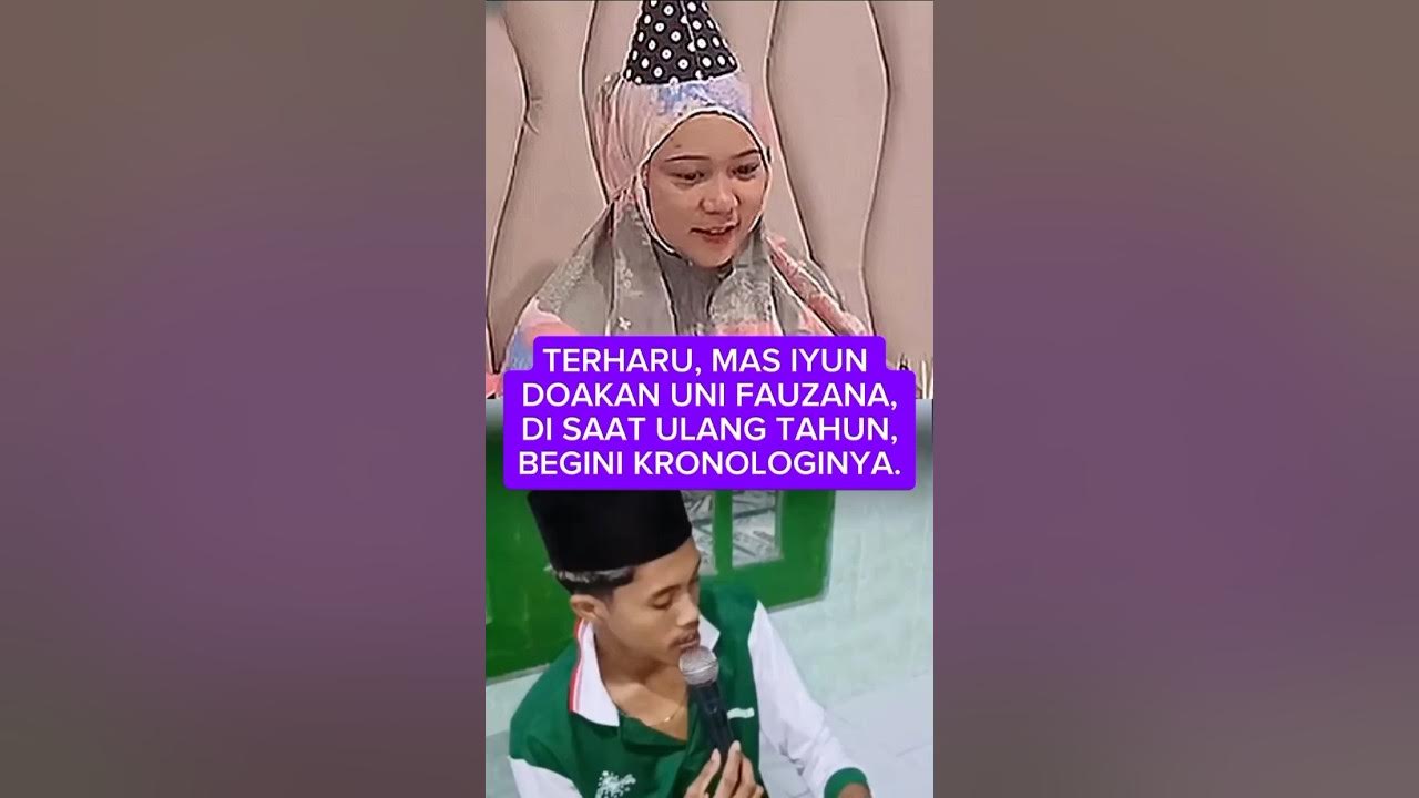 TERHARU !! MAS IYUN DOAKAN UNI FAUZANA, DI SAAT ULANG TAHUN#masiyun#sobatngarit#fauzana#shorts ...