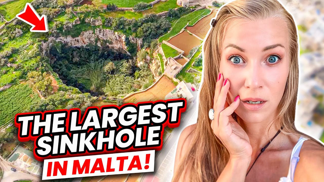 The largest Sinkhole in Malta! - YouTube