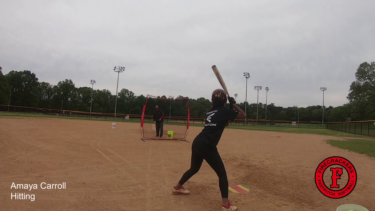 Amaya Carroll RHP/MIF 2022 Hitting (20220519)Firecrackers MD ...