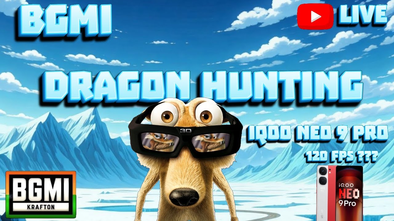 BGMI Dragon Hunting |120 FPS ??? #iqooneo9pro #bgmi #shorts #bgmilive ...