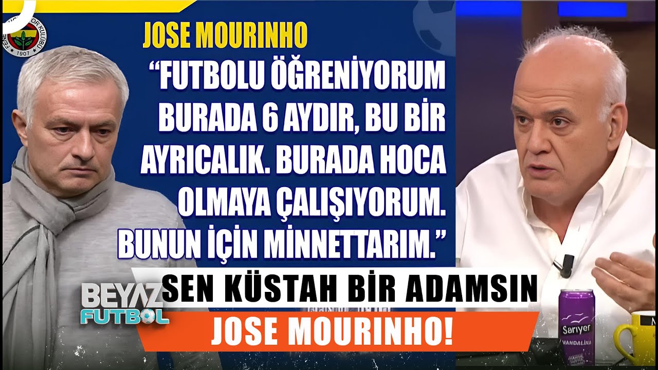 Ahmet Çakar, Jose Mourinho'yu Topa Tuttu! | Beyaz Futbol - YouTube