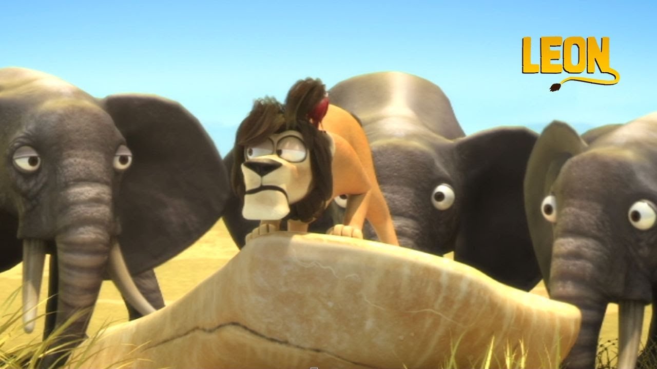 Leon Says | Leon the Lion | 60' Compilation | Crazy animals - YouTube