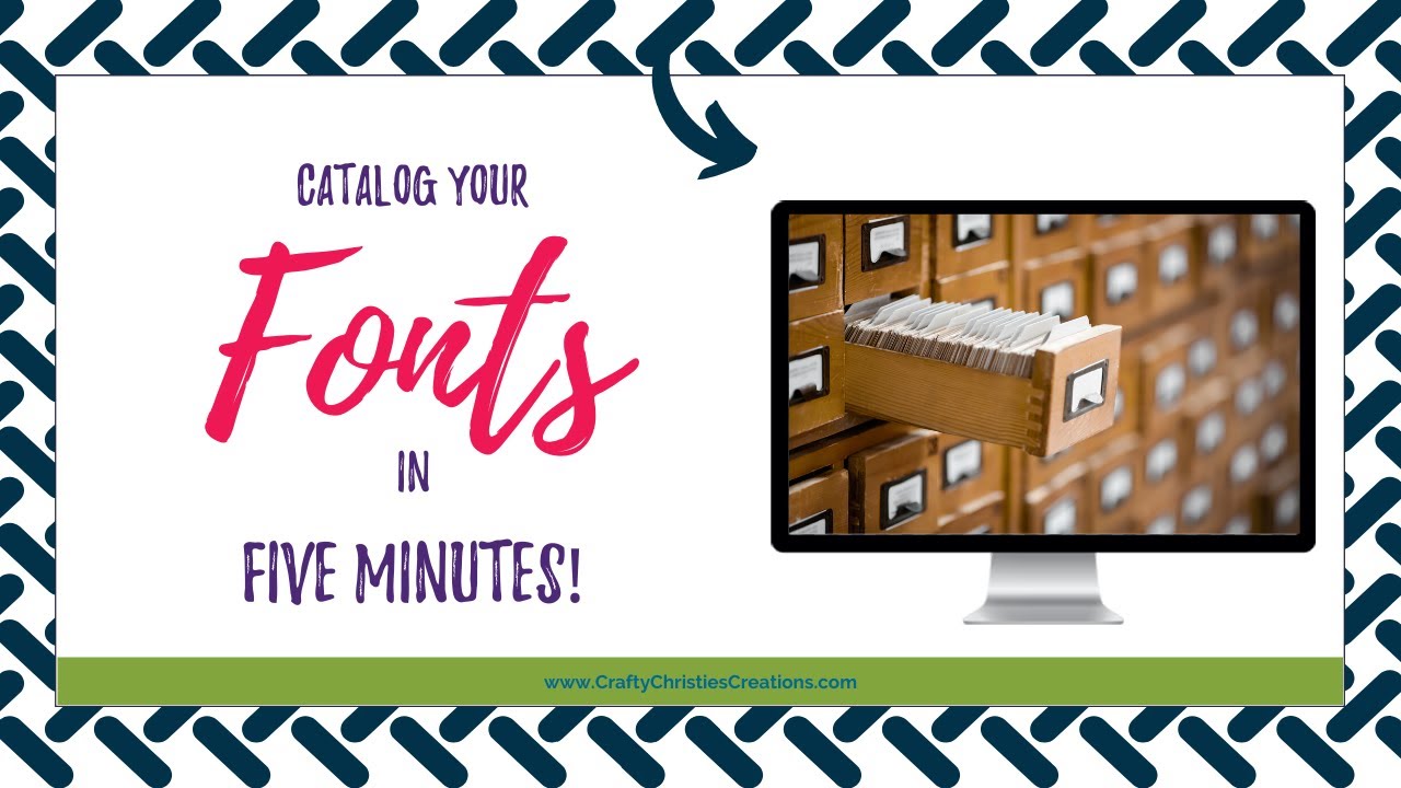 How to inventory your fonts - YouTube