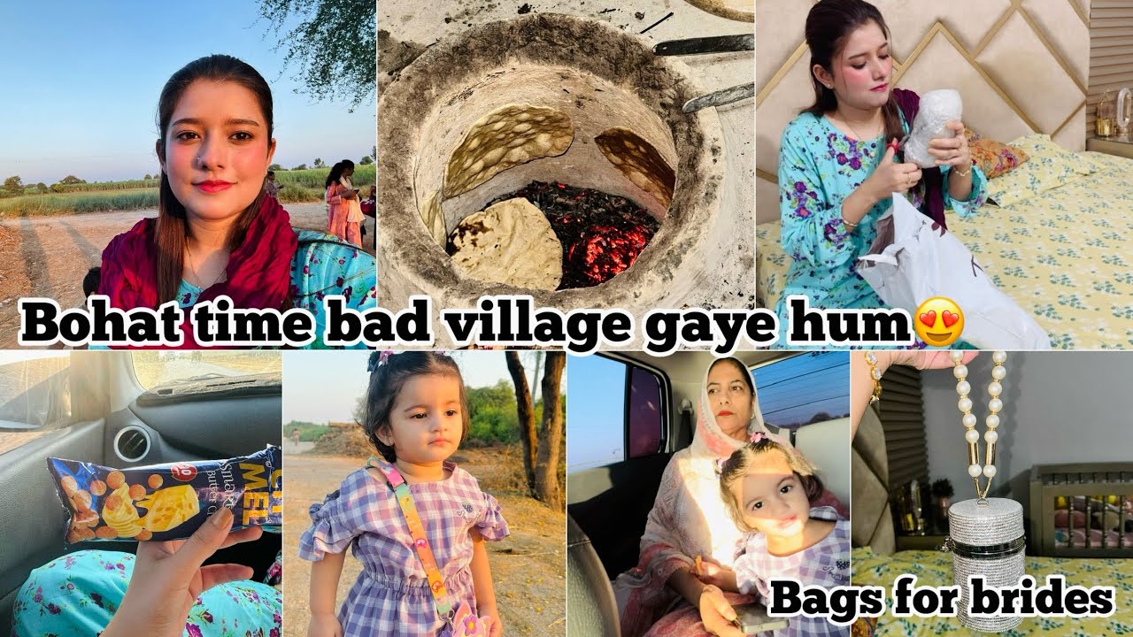 Bohat time bad village gaye hum😍| Brides to be ka lye best hai | Sab sa ...