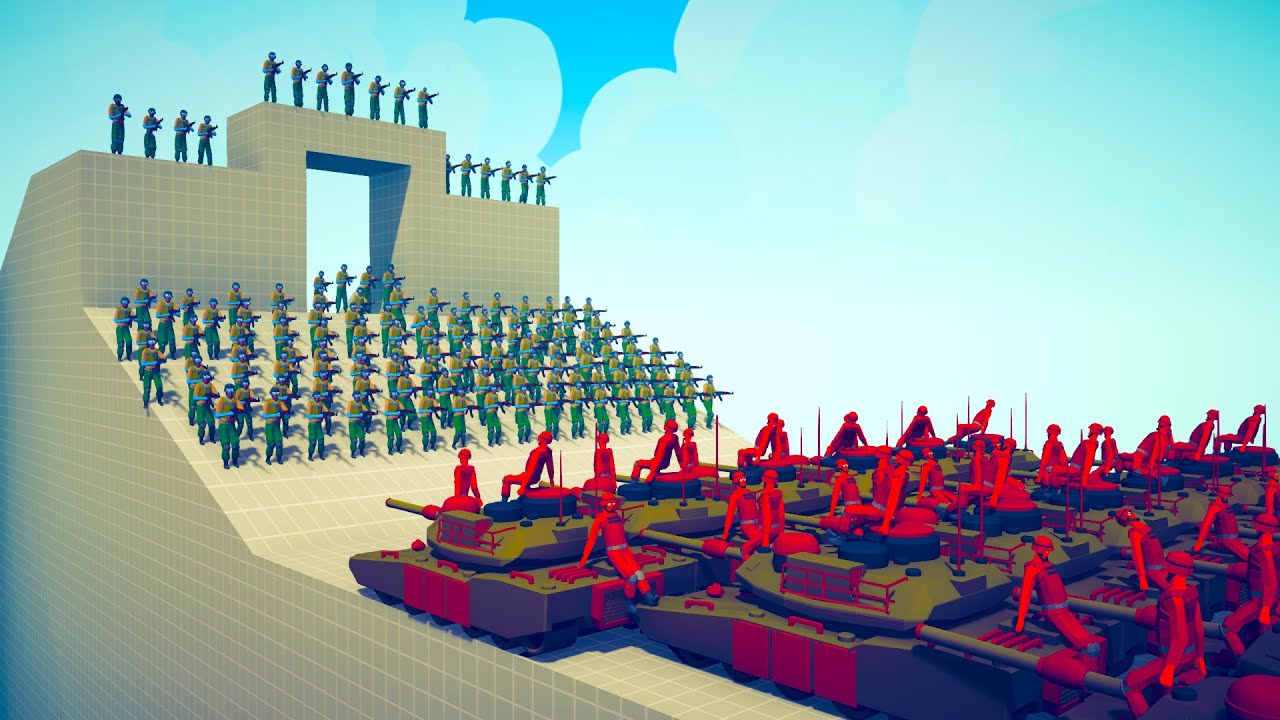 US ARMY VS EVERY UNIT - Totally Accurate Battle Simulator (TABS) - YouTube