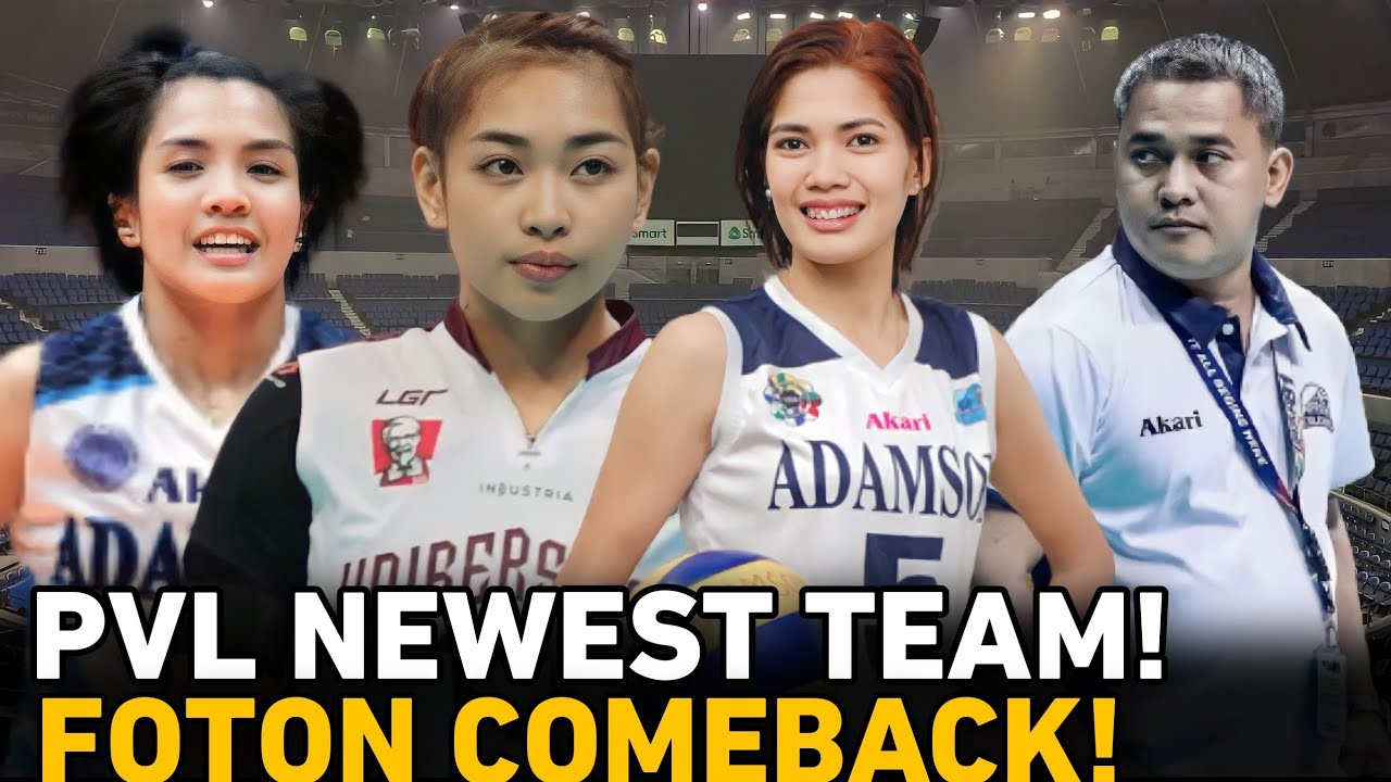 NEW TEAM sa PVL, BAGONG HOME ng former AdU Lady Falcons! Foton ...
