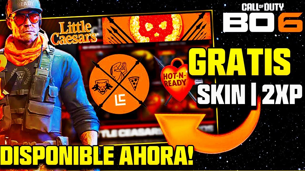 Consigue GRATIS la SKIN de LITTLE CAESARS, COD POINT GRATIS Y MÁS ...